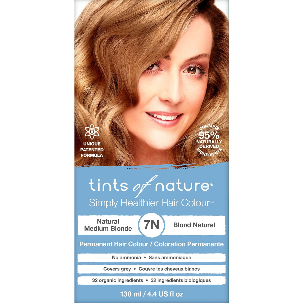 7N Natural Medium Blonde Permanent Hair Dye – Tints of Nature