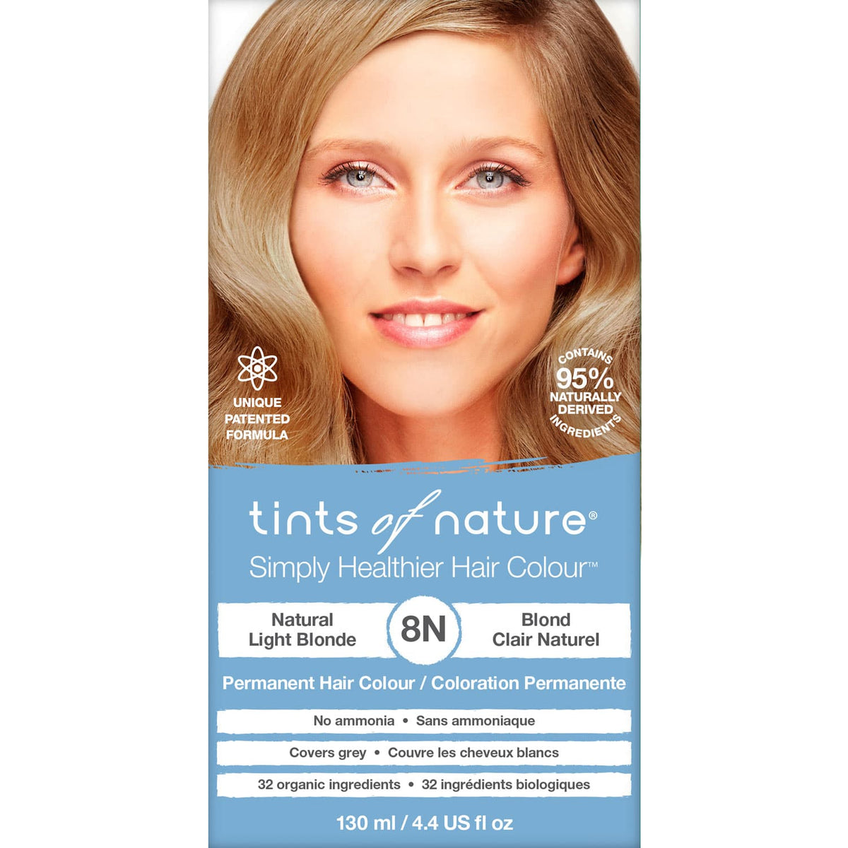 8N Natural Light Blonde Permanent Hair Dye – Tints of Nature