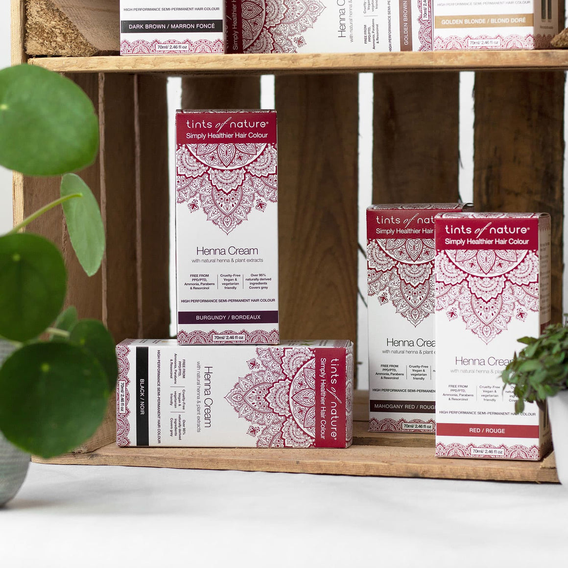 Semi-permanent Henna Cream Colours – Tints of Nature